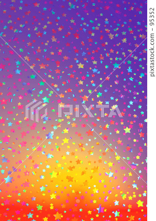 Burning star - Stock Illustration [95352] - PIXTA