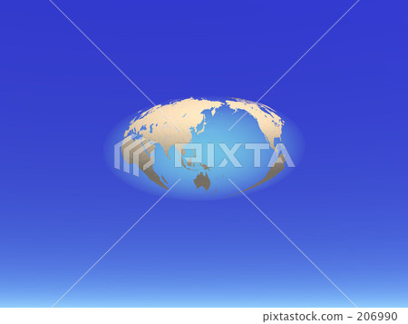 Horizontal Earth - Stock Illustration [206990] - PIXTA