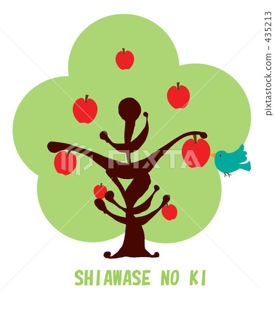 Happy Tree - Stock Illustration [435213] - PIXTA