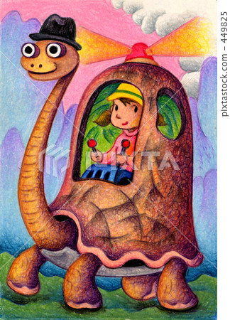 Turtle / police car - Stock Illustration [449825] - PIXTA