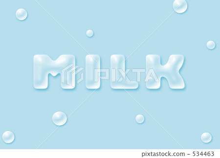 milk (light blue) - Stock Illustration [534463] - PIXTA