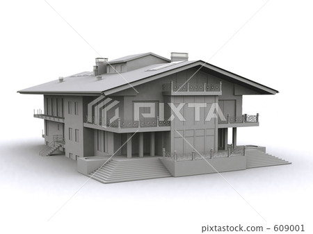 Cg house - Stock Illustration [609001] - PIXTA