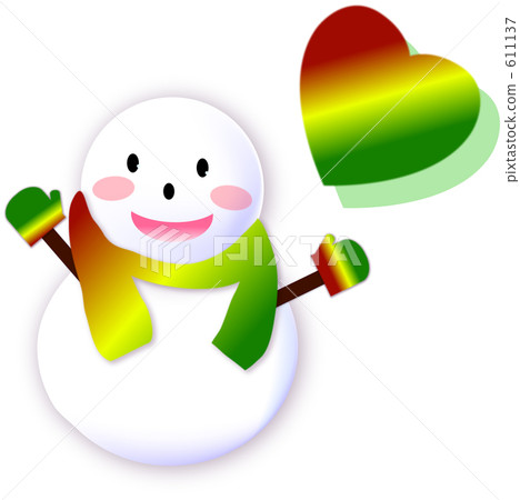 Rasta Color Snowman - Stock Illustration [611137] - PIXTA