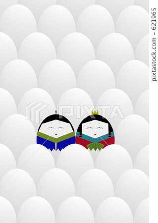 Egg shaped dolls - Stock Illustration [621965] - PIXTA