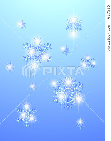 Crystal of snow - Stock Illustration [657585] - PIXTA