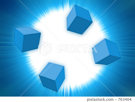Floating block - Stock Illustration [763404] - PIXTA