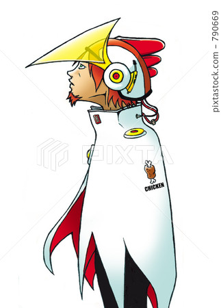 Chicken man - Stock Illustration [790669] - PIXTA