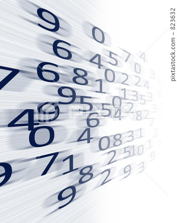 Move numbers - Stock Illustration [823632] - PIXTA