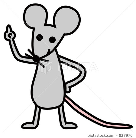 The mouse for pointing pose - Stock Illustration [827976] - PIXTA