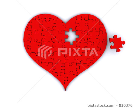 Missing Heart - Stock Illustration [830376] - PIXTA