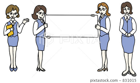 OL (stand) - Stock Illustration [831015] - PIXTA