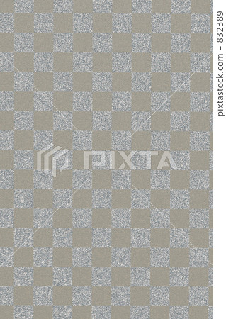 Gray checkered pattern - Stock Illustration [832389] - PIXTA