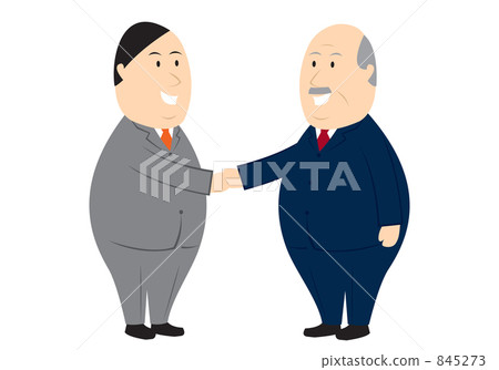 Business scene handshake - Stock Illustration [845273] - PIXTA