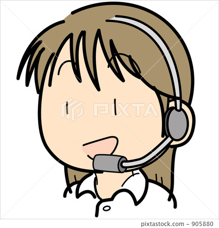 Telephone operator - Stock Illustration [905880] - PIXTA