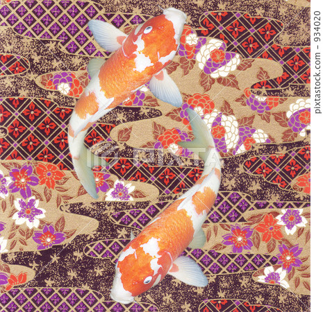 Japanese pattern carp - Stock Photo [934020] - PIXTA