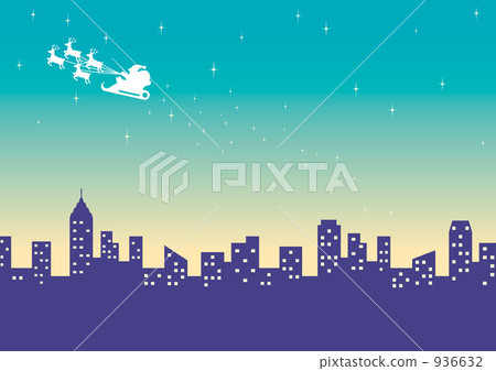 Urban Santa Claus (dawn) - Stock Illustration [936632] - PIXTA