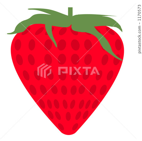 Strawberry shape - Stock Illustration [1170573] - PIXTA