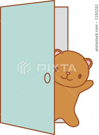 door, doors, bear - Stock Illustration [1193282] - PIXTA