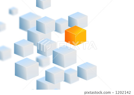 A group of cubes going forward - Stock Illustration [1202142] - PIXTA