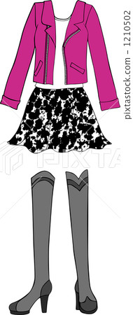 Pink jacket - Stock Illustration [1210502] - PIXTA