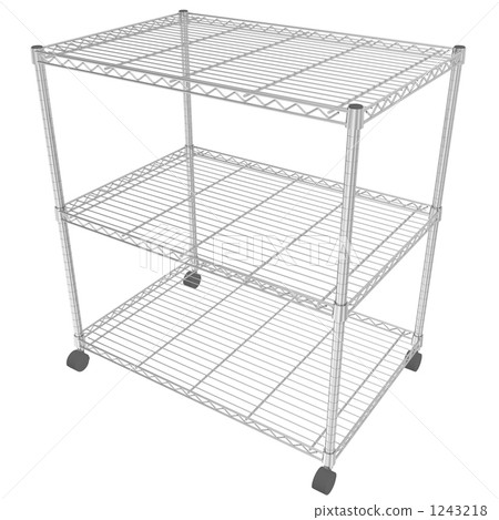 metal shelf, metal rack, shelf - Stock Illustration [1243218] - PIXTA