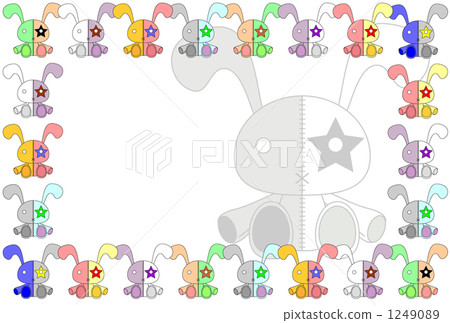 Baby rabbit frame - Stock Illustration [1249089] - PIXTA