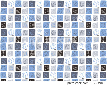 pattern, patterns, sky blue - Stock Illustration [1253983] - PIXTA
