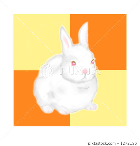 A checker rabbit 1 - Stock Illustration [1272156] - PIXTA