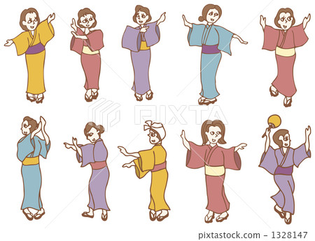 Bon dance - Stock Illustration [1328147] - PIXTA