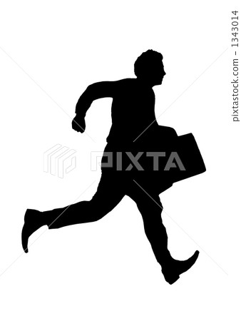 Running shadow - Stock Illustration [1343014] - PIXTA