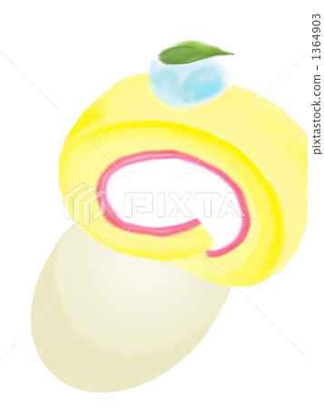 卷蛋糕-插圖素材 [1364903] - PIXTA圖庫