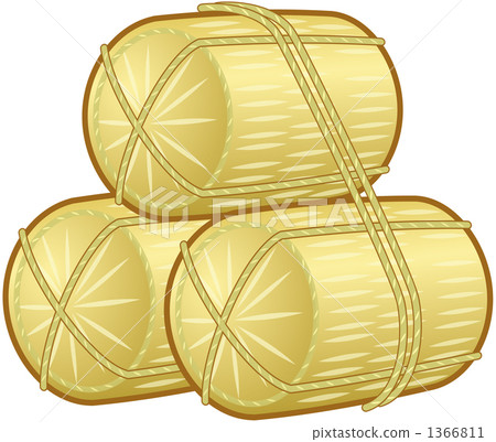 Rice straw - Stock Illustration [1366811] - PIXTA