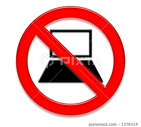 Prohibited use of electronic equipment - Stock Illustration [1376314 ...