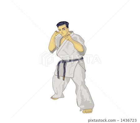 karate, empty hand, combative sport - Stock Illustration [1436723] - PIXTA