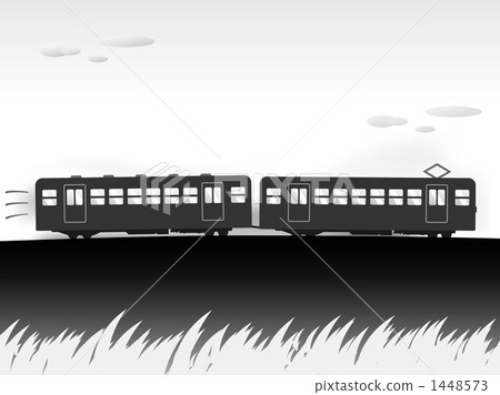 Electric train - Stock Illustration [1448573] - PIXTA