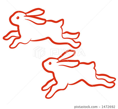 Running Rabbit Outline