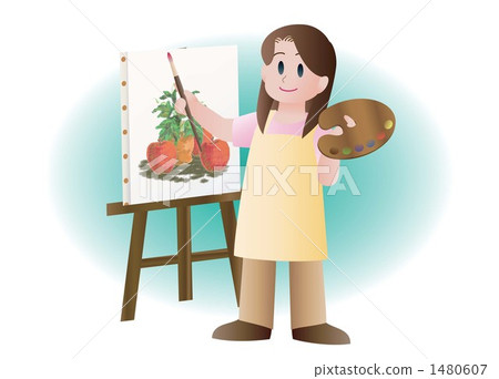 painter, an artist, avocation - Stock Illustration [1480607] - PIXTA