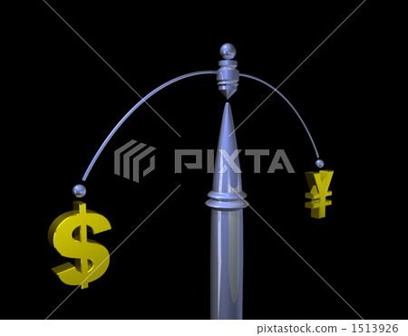 Dollar and yen exchange rates - Stock Illustration [1513926] - PIXTA