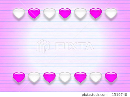 Heart's stationery - Stock Illustration [1519748] - PIXTA