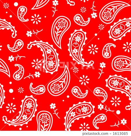 Paisley Red - Stock Illustration [1613085] - PIXTA