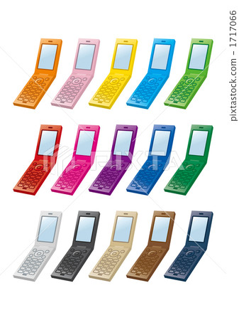 Mobile phone color variation - Stock Illustration [1717066] - PIXTA