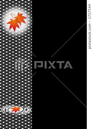 Momiji-05 (background material) Japanese... - Stock Illustration ...