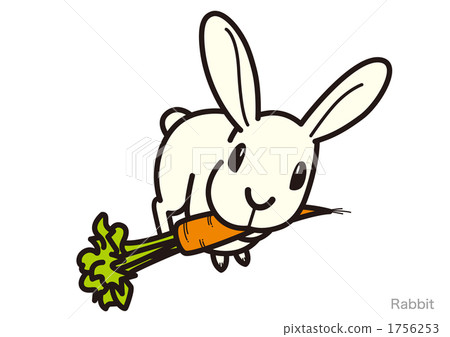 12 support 01 rabbit _ 100910 - Stock Illustration [1756253] - PIXTA