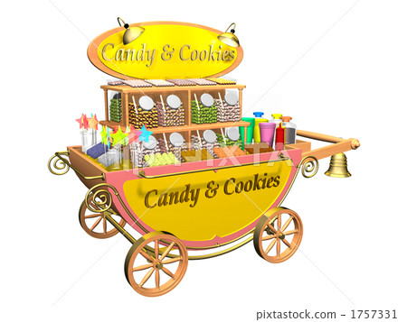 Candy Wagon 01 - Stock Illustration [1757331] - PIXTA
