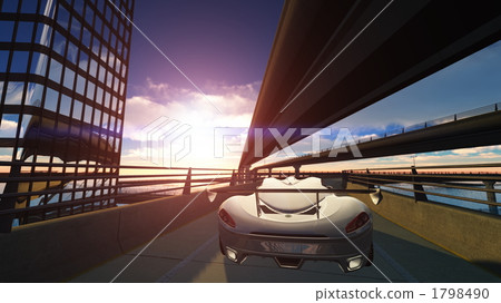 vehicle, sports car, sports-car - Stock Illustration [1798490] - PIXTA