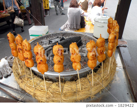 Grilled skewers dumplings - Stock Photo [1829422] - PIXTA