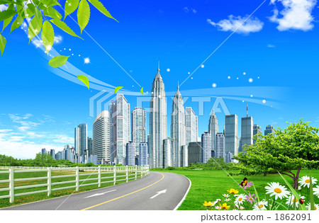 道路/背景_k _ 463856-插圖素材 [1862091] - PIXTA圖庫