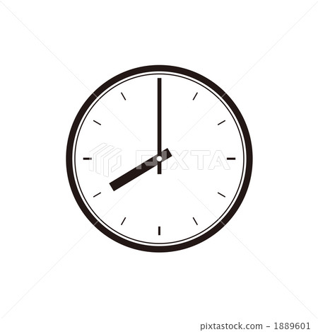 Clock face, 8 o'clock illustration - Stock Illustration [1889601] - PIXTA