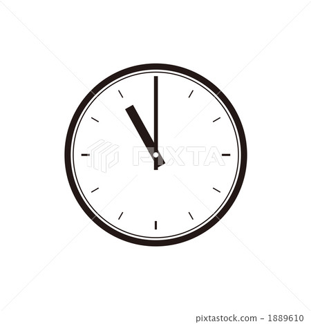 Clock face, 11 o'clock illustration - Stock Illustration [1889610] - PIXTA