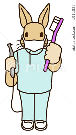 A rabbit dentist - Stock Illustration [1911825] - PIXTA